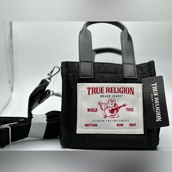 True Religion | Bags | True Religion Mini Denim Tote Bag Purse ...